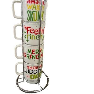 The Grinch | Holiday | Grinch Stackable Mugs And Grinch Salt And Pepper ...